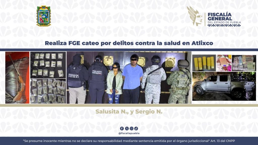 Fiscalía General del Estado de Puebla realiza cateo por delitos contra ...